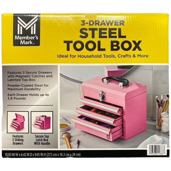 Member's Mark | Office | Members Mark 3 Drawer Powder Coated Steel Tool ...